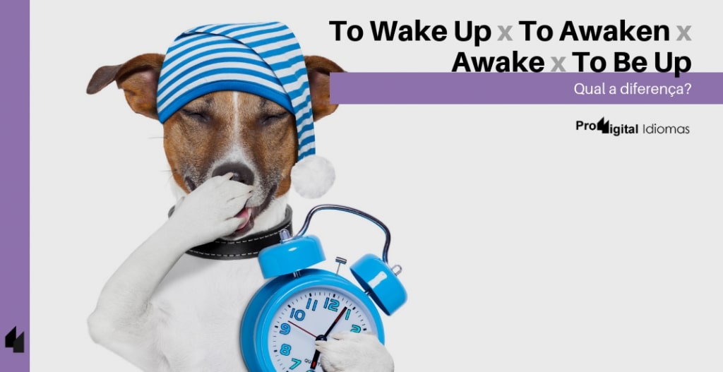 To Wake Up, To Awaken, Awake e To Be Up - Qual a diferença?